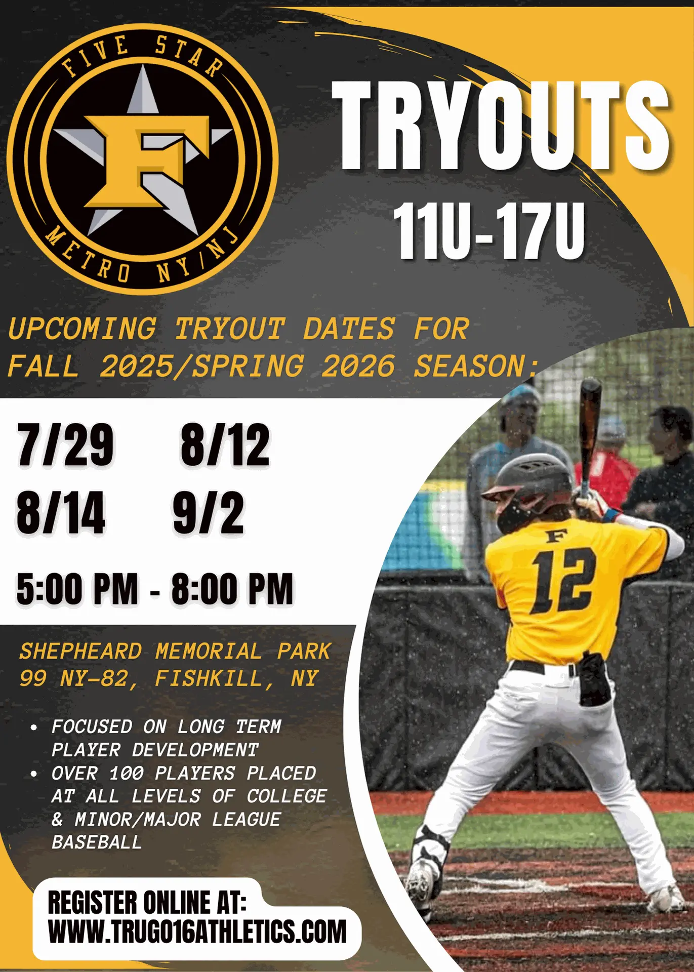 HVNYRBI 5 Star National Metro Tryouts